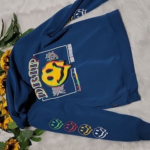 Brooklyn Cloth | Shirts | Brooklyn Cloth Drip Smiley Hoodie | Poshmark